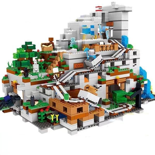 Конструктор Bela My World "Пещера в горах" Minecraft, 2886 деталей ...